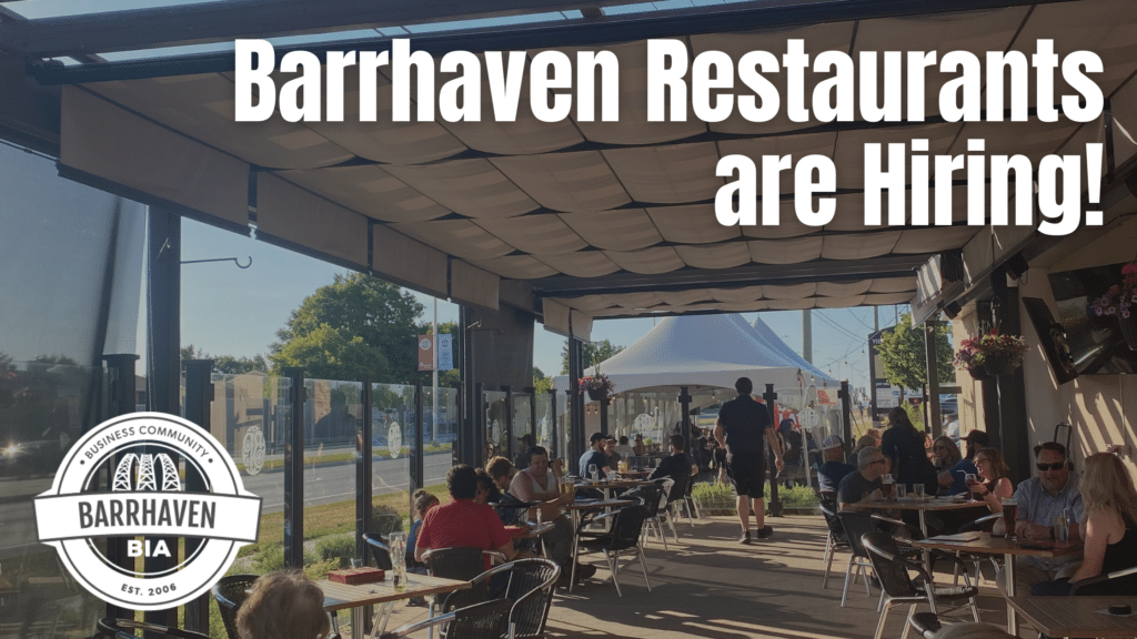 Barrhaven Restaurants are Hiring! - Barrhaven BIA