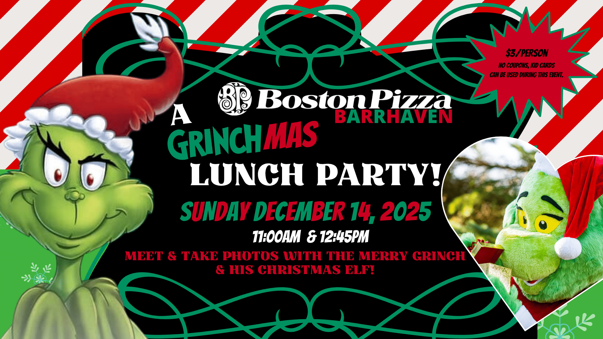 A Grinchmas Lunch Party! - Barrhaven BIA